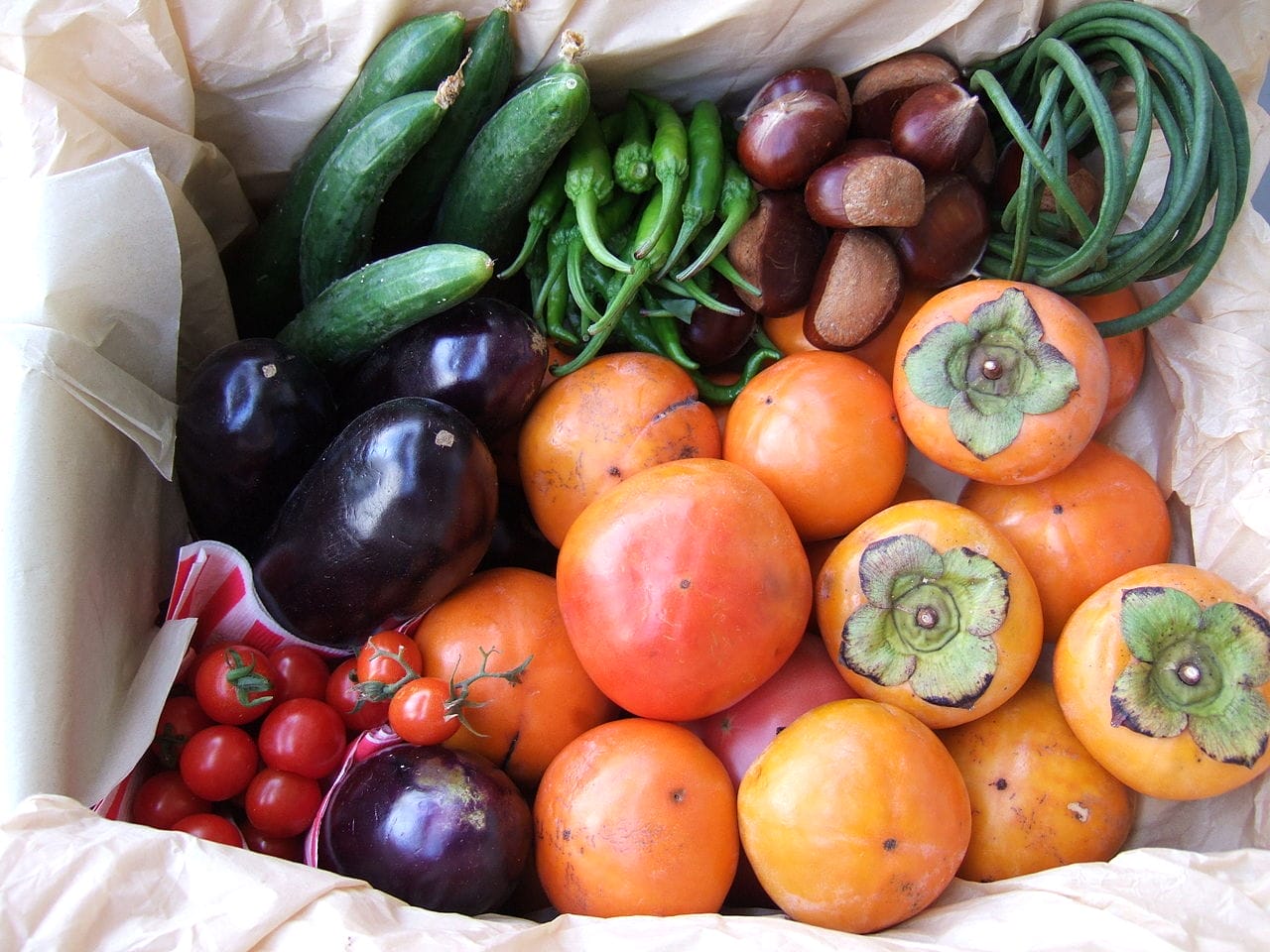Raw Fruits And Vegetables