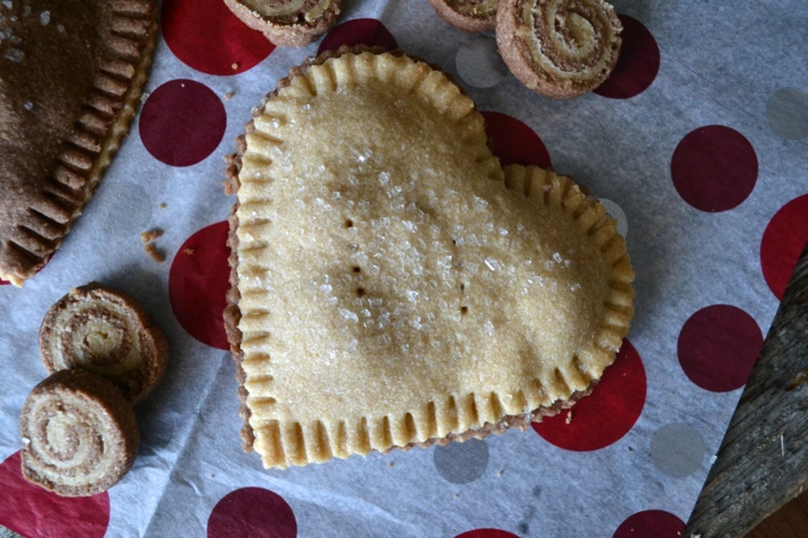 Heart-Shaped Cherry, Chocolate, and Almond Ricotta Hand Pies [Vegan ...