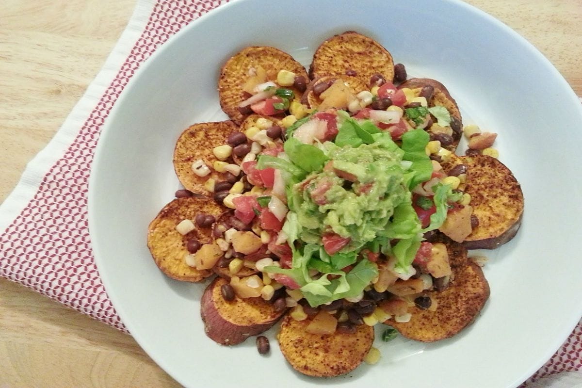 Triple Persimmon Nachos [Vegan, Gluten-Free] – One Green Planet