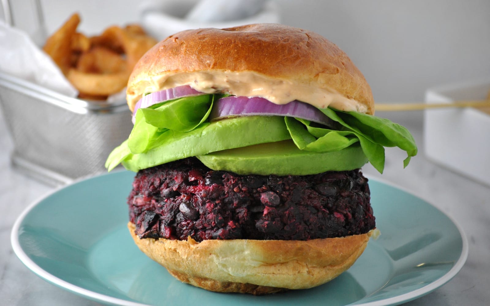 Mushroom, Red Onion, and Beet Burgers [Vegan] – One Green Planet