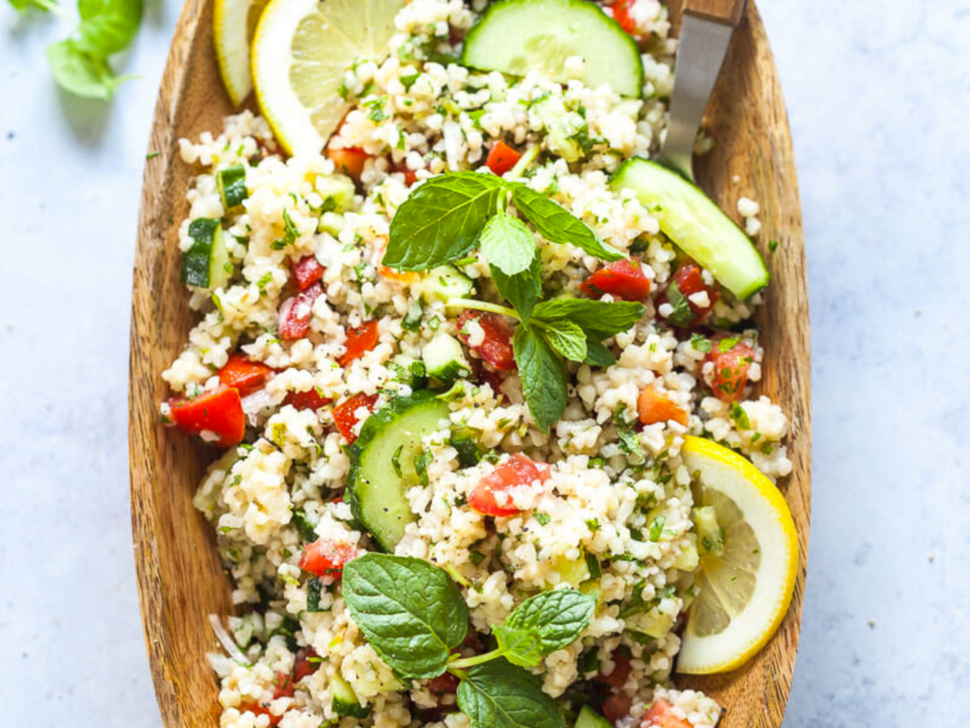 Mint Cucumber Tabbouleh Salad [Vegan] – One Green Planet