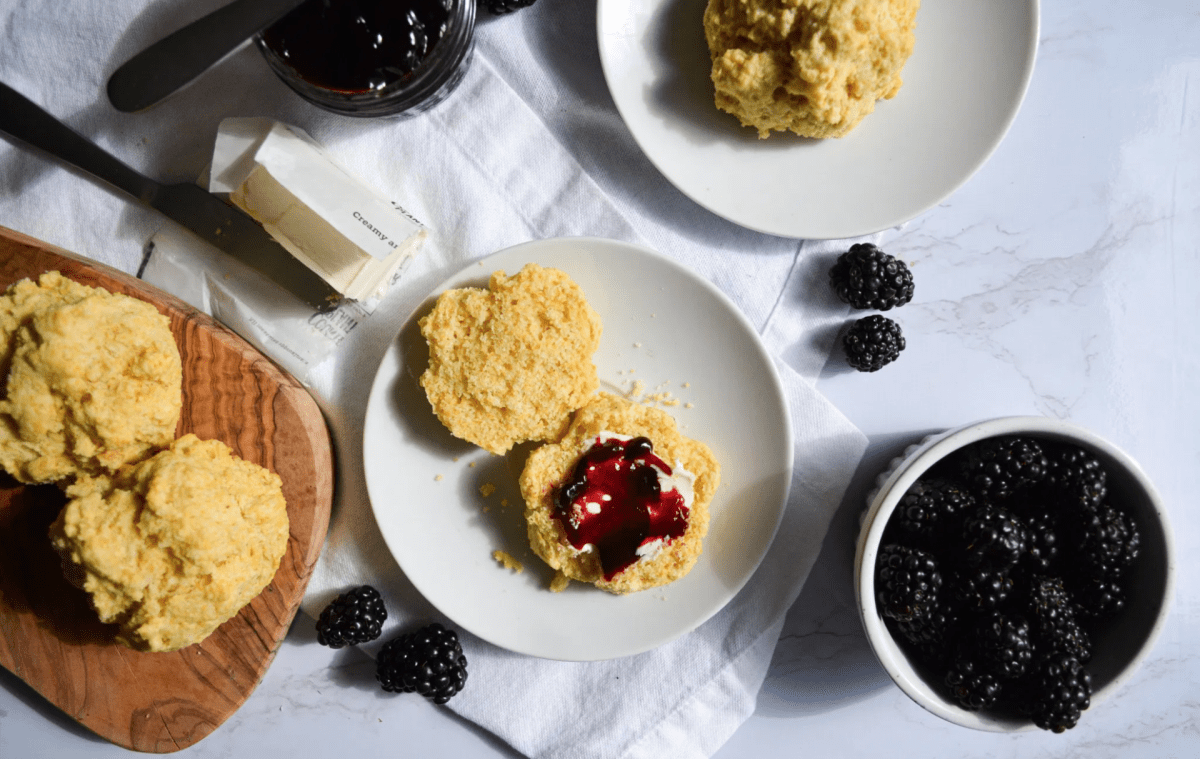 Fluffy Cornmeal Drop Biscuits [Vegan] – One Green Planet