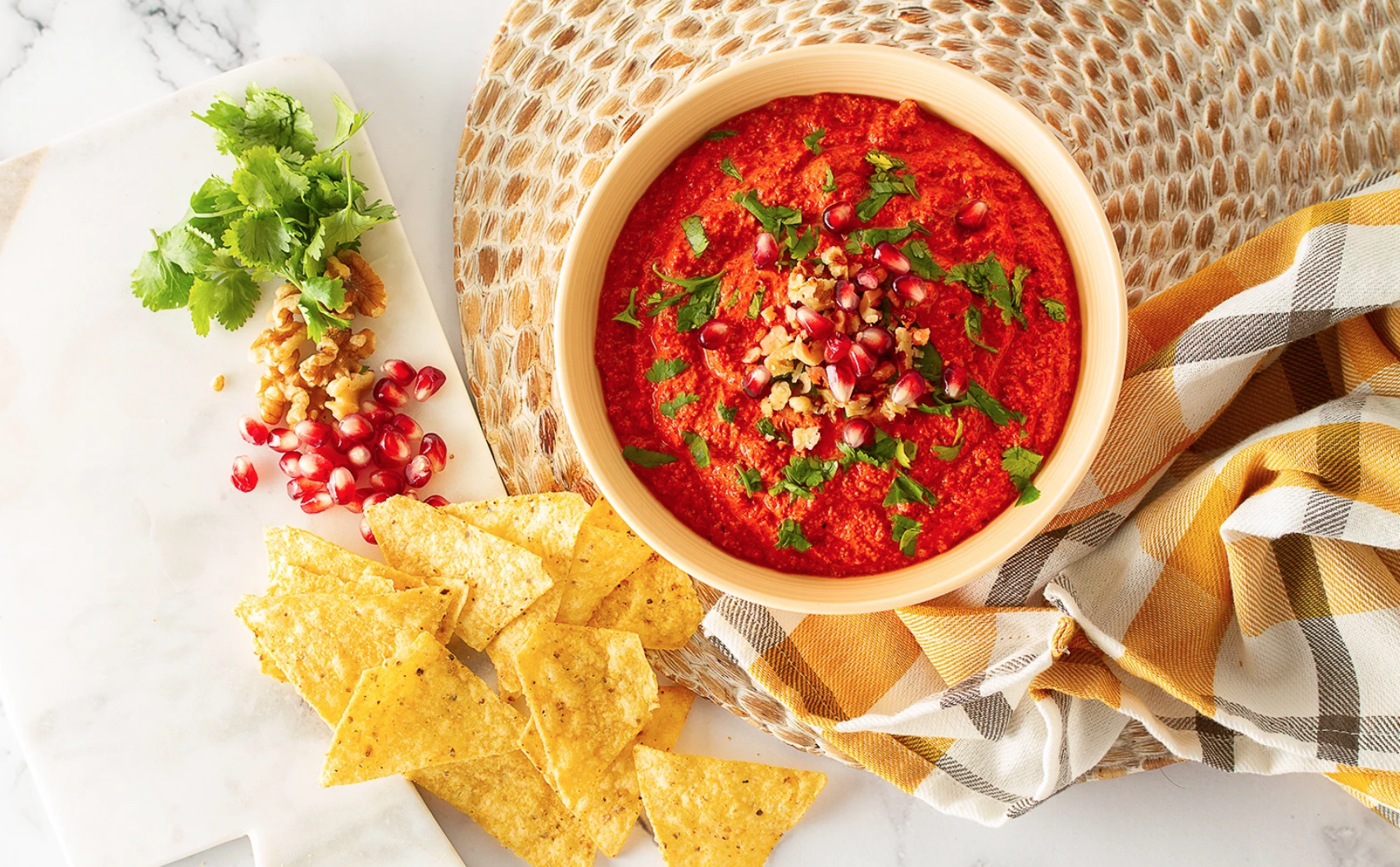 Muhammara Roasted Red Pepper Walnut Dip [Vegan] – One Green Planet