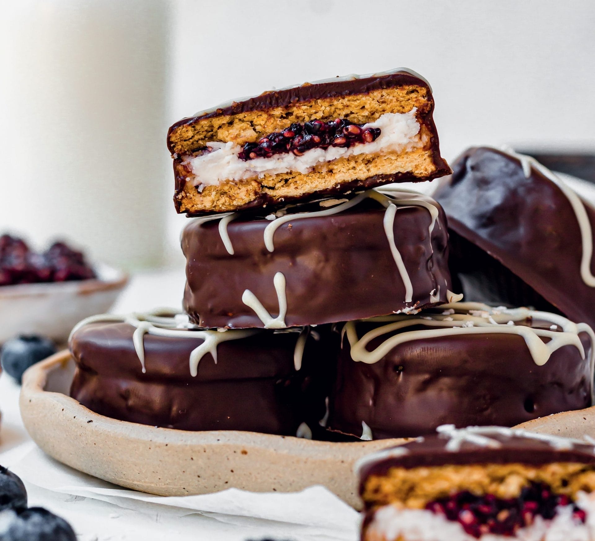 Blueberry Wagon Wheels [Vegan] – One Green Planet